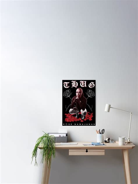 Thug Rose Namajunas Poster For Sale By Savagerootsmma Redbubble