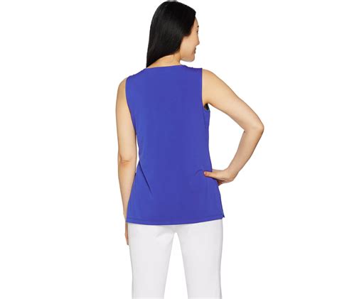 Susan Graver Liquid Knit Sleeveless Top