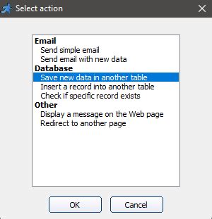 Events Save New Data In Another Table