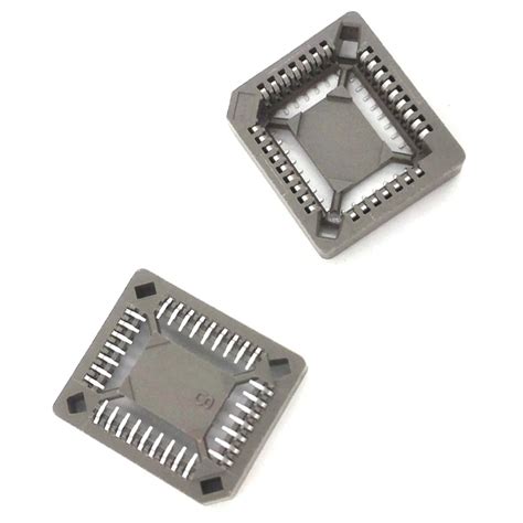 Plcc32 Smd Ic Sockets Adaptor Solder Type Ic Connector 5pcslot In