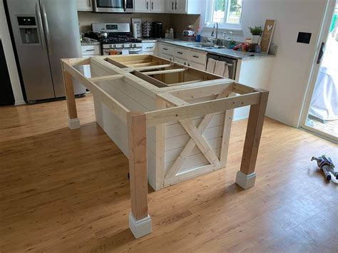 Best 13 Kitchen Island Made With Shelf Help Carcasses With Face Frames