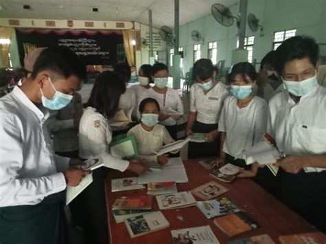 ပြည်ကြီးတံခွန်မြို့နယ်၊ အမှတ် ၂၇ အခြေခံပညာအထက်တန်းကျောင်းသို့ Mobile စနစ်ဖြင့် စာအုပ်စာစောင်မ