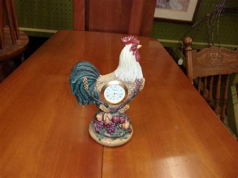 Vintage Rooster Clock Etsy