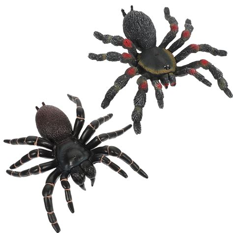 4 Pcs Simulation Spider Toy Toys Scary Party Prop Fake Spider Halloween