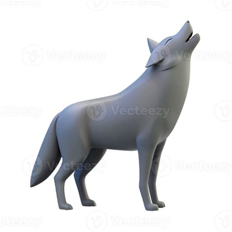 Magnificent Traditional Silhouette Of A Howling Wolf Clean Lines