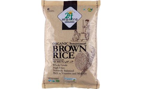 24 Mantra Organic Sonamasuri Brown Rice Reviews Nutrition