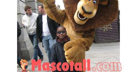 Alex The Lion Madagascar Mascot Costume