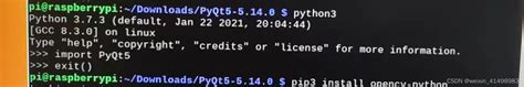 树莓派4b安装pyqt5树莓派pyqt Csdn博客