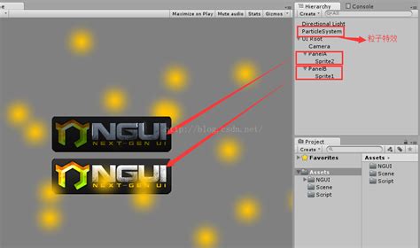 Unity3d粒子系统被2d的ngui或者ugui遮挡的问题unity Ui遮挡粒子 Csdn博客