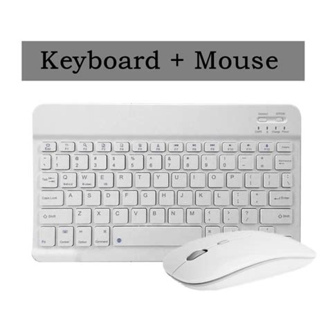 10 Inch Wireless Bluetooth Keyboard And Mouse Set Tablet Ipad Mobile Phone Mini Keyboard And