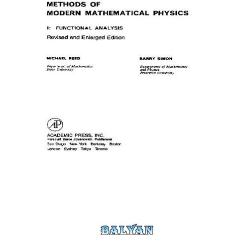 خرید و قیمت دانلود کتاب Methods Of Modern Mathematical Physics