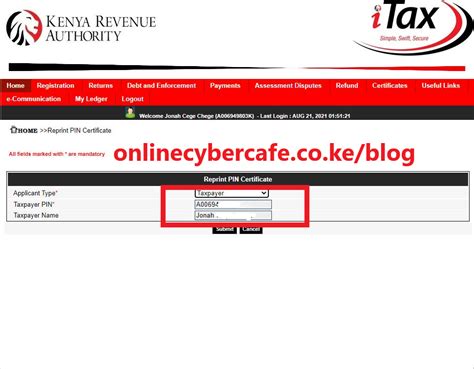 How To Get A Copy Of Kra Pin Certificate A Complete Guide