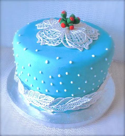 Christmas Cake Decorated Cake By Vanessa CakesDecor