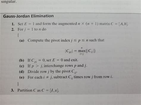 Python Follow The Gauss Jordan Elimination And Code