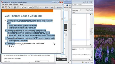 Cdi Basics Topic Java Ee Programming Course From Jpassion