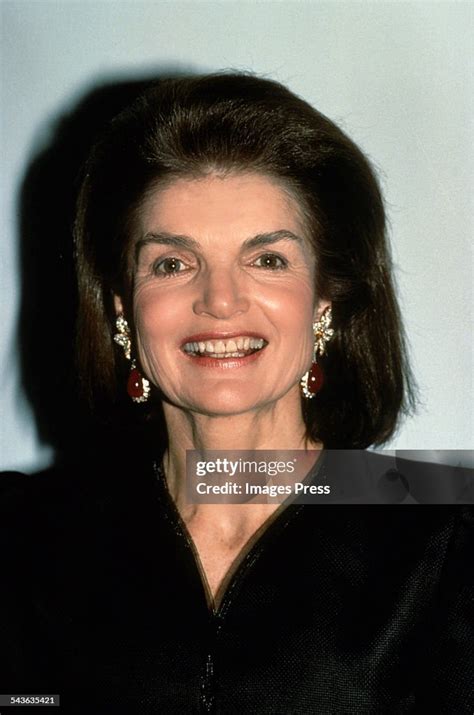 Jacqueline Kennedy Onassis Circa 1988 In New York City News Photo