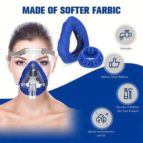 2410pack Full Face Cpap Mask Liners Reusable Reduces Air Leaks