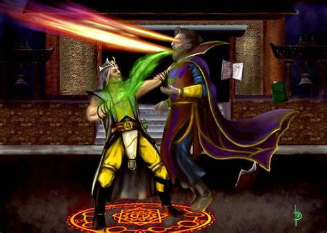 Shang Tsung Vs Evil Doctor Strange Fan Art Rmortalkombat