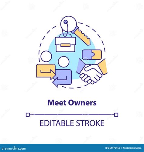 Meet Owners Concept Icon Stock Illustration Illustration Of Merger 264970163