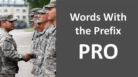 Words With The Prefix Pro 7 Illustrated Examples Prefixes Nonsense Words Words