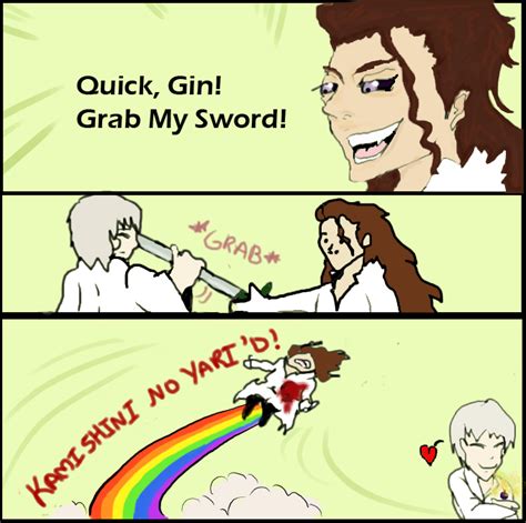 Grab My Meme Aizen And Gin By Romaniablack On Deviantart