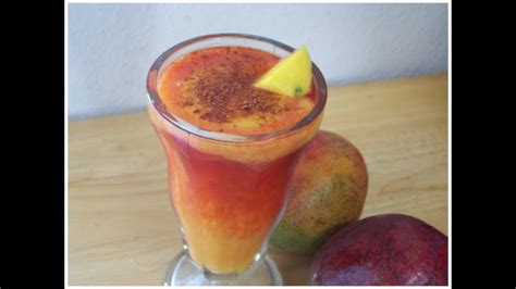 Chamoyada De Mango Mangonada Con Chamoy Youtube