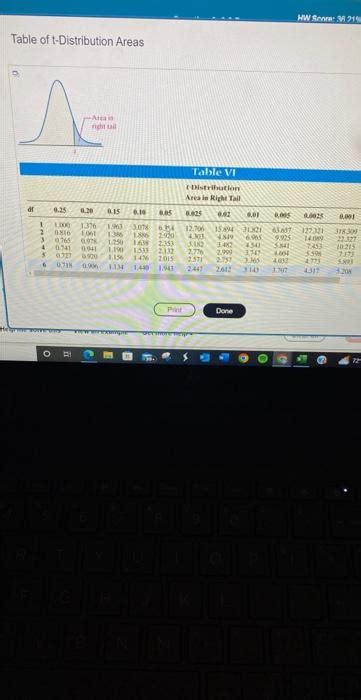 Solved Determine The T Value In Each Of The Casos Click The Chegg