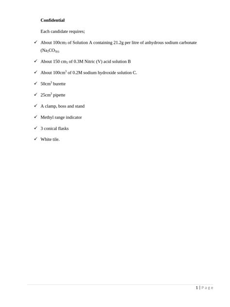 F3 Chemistry Pp3 Confidential Teacher Co Ke End Term 2 Pdf