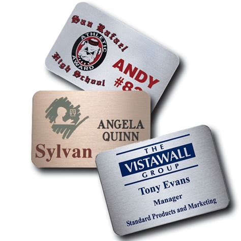 Custom Aspen Name Badge Custom Sized Between 6 And 9 Sq In