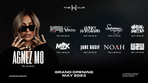 The H Club Scbd Siapkan Panggung Mewah Untuk Agnez Mo Noah Hingga Dewa 19