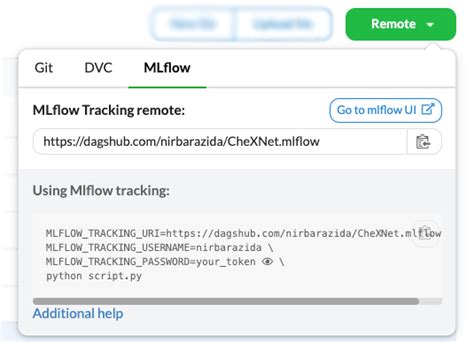 Dagshub Integration With Mlflow Free Remote Mlflow Server Dagshub Docs