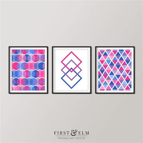 Wall Art Bisexual Print Etsy