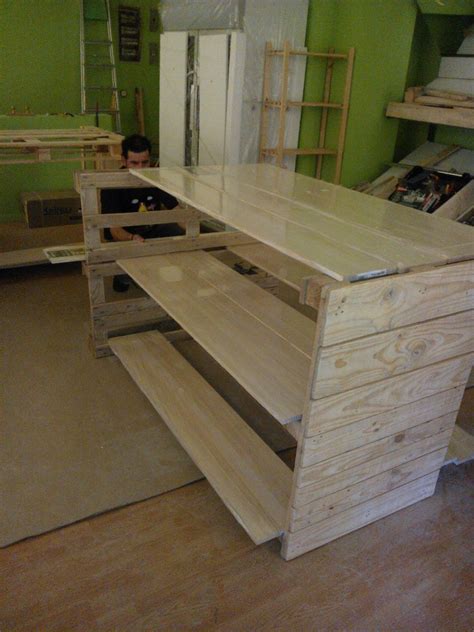 Mueblesdepalets net Tienda ecológica amueblada con palets de madera y