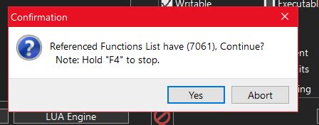 Lua Export Referenced Functions Or Strings List To File Fearless