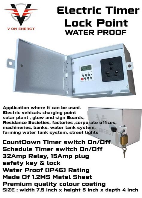 Water Proof Digital Timer Electric Lock Point At ₹ 800piece Electric