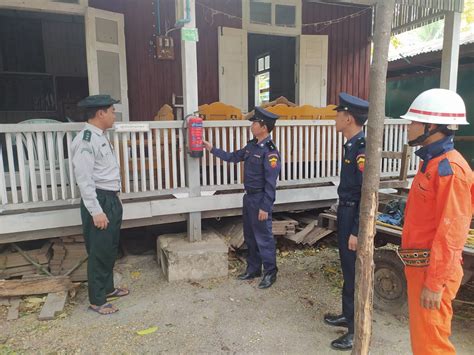 ကန့်ဘလူမြို့နယ်တွင် မီးဘေးကြိုတင်ကာကွယ်ရေး အသိပညာပေးဆွေးနွေးခြင်းနှင့