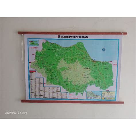 Jual Peta Kabupaten Tuban Besar Bingkai Shopee Indonesia