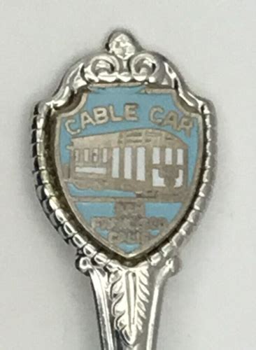 Cable Car San Francisco Ca Vintage Souvenir Spoon Collectible Ebay