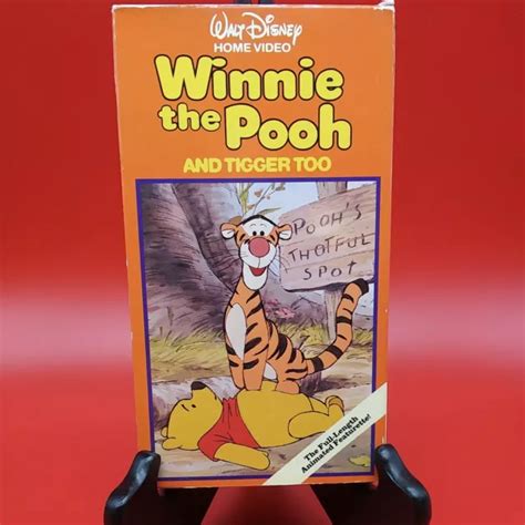 WINNIE THE POOH And Tigger Too VHS WALT DISNEY RATED G 25 MINS 4 40