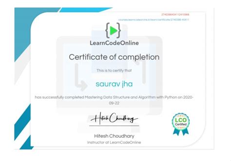 Saurav Jha On Linkedin Finally I Have Completed This Amazing Course By It