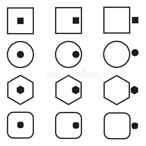 Flat Lines Geometric Shapes Vector Illustration Stock Image Stock Vector Illustration Of
