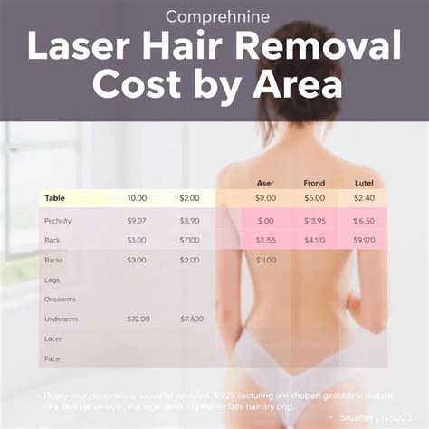 Ultimate Guide To Laser Hair Removal Cost By Area Hair Away By Laser