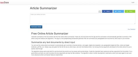 Top 10 Article Summarizer Websites Powered By AI In 2025