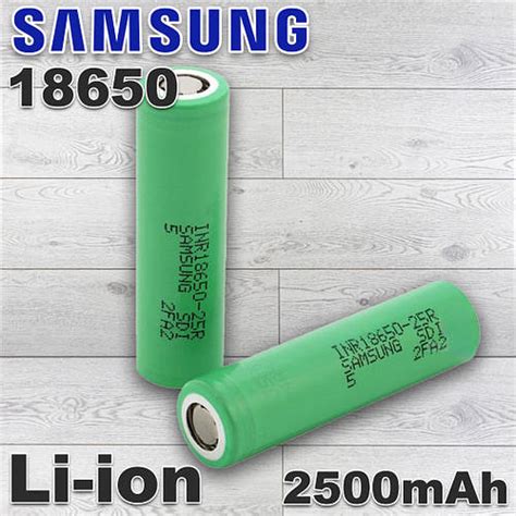 Аккумулятор Samsung 25R INR 18650 2500 mAh 3,7v Li-ion (Высокотоковые ...