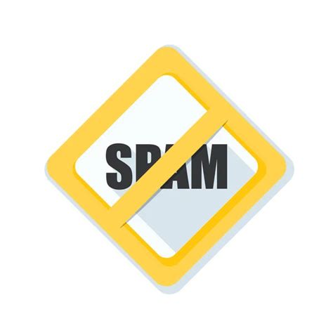 spam alert sign stock vector image by ©yuriy vlasenko 130159062