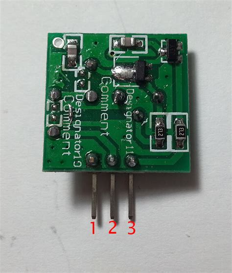RF Transmitter Module Which Pin Is Which General Electronics Arduino Forum