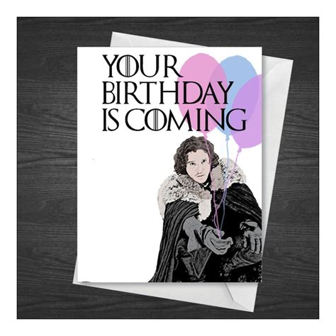 Game Of Thrones Farewell Card` Card Template