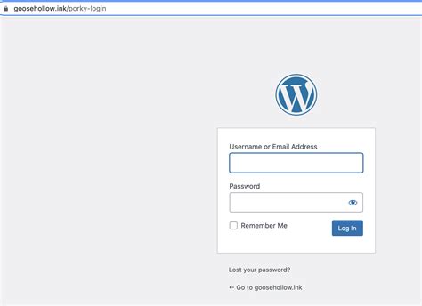 How To Log In To Your Easy Wordpress Dashboard Porkbun Knowledge Base