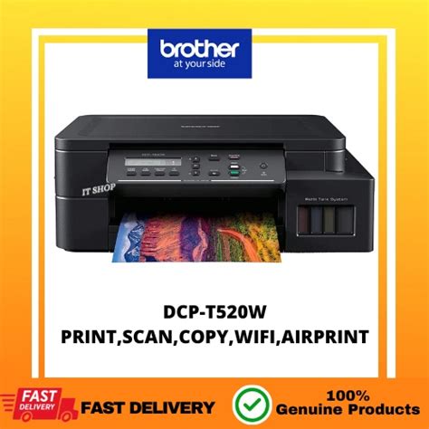 Brother Dcp T W Ink Tank Printer Wireless Mobile Print For Home