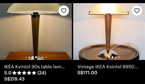 Ikea Kvintol Lamp Vintage 90s 80s Chrome Mushroom Ufo Frosted Glass